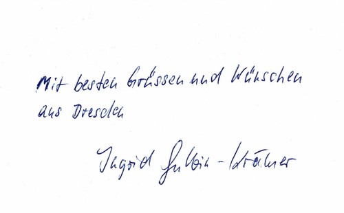 original Autogramm Ingrid Krämer-Gulbin Olympiasieg 1960 1964 ...