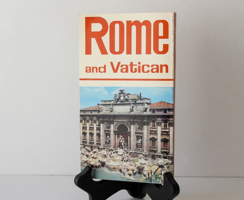 Rome and Vatican Practical Guide Book 1974 Includes Pull Out Map | eBay