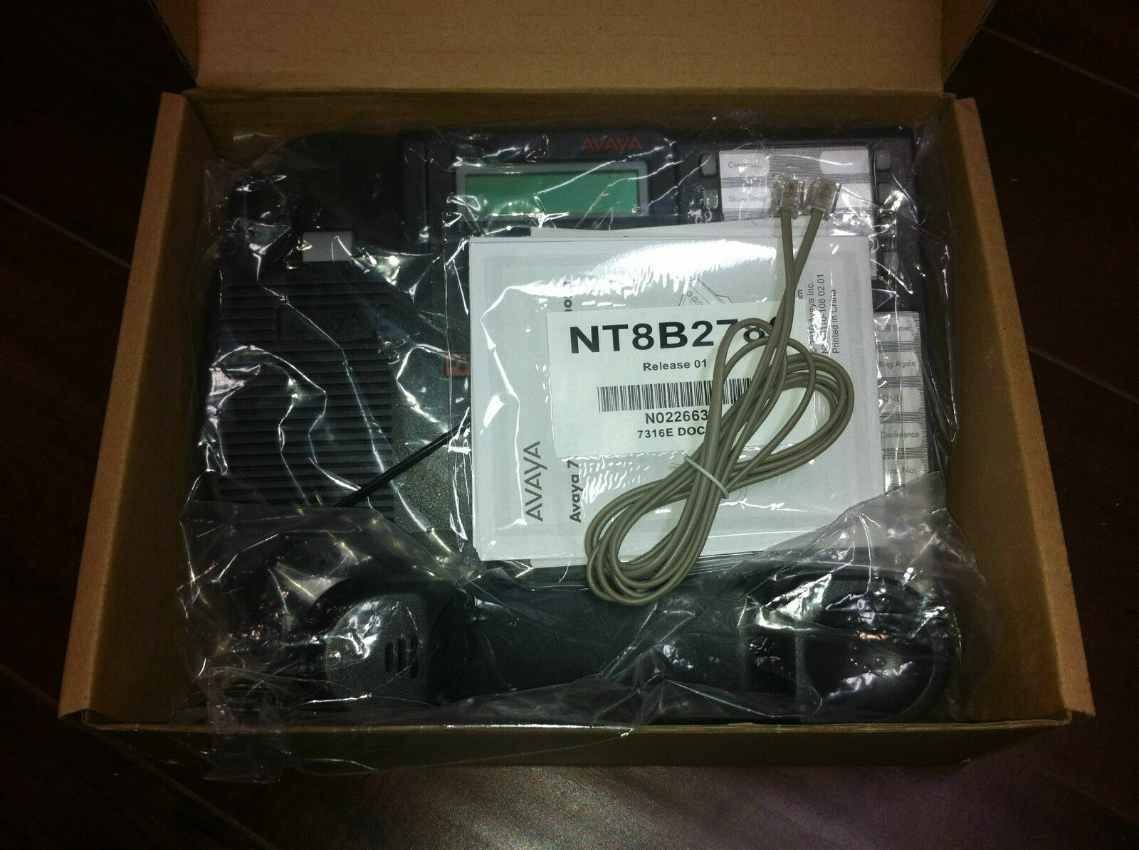 NEW Nortel/ Avaya T7316E Display Phone (Charcoal) NIB | eBay