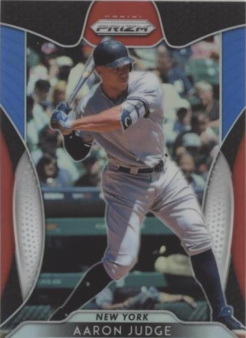2019 Panini Prizm - Tier II Aaron Judge #135 Red White & Blue Prizm for ...