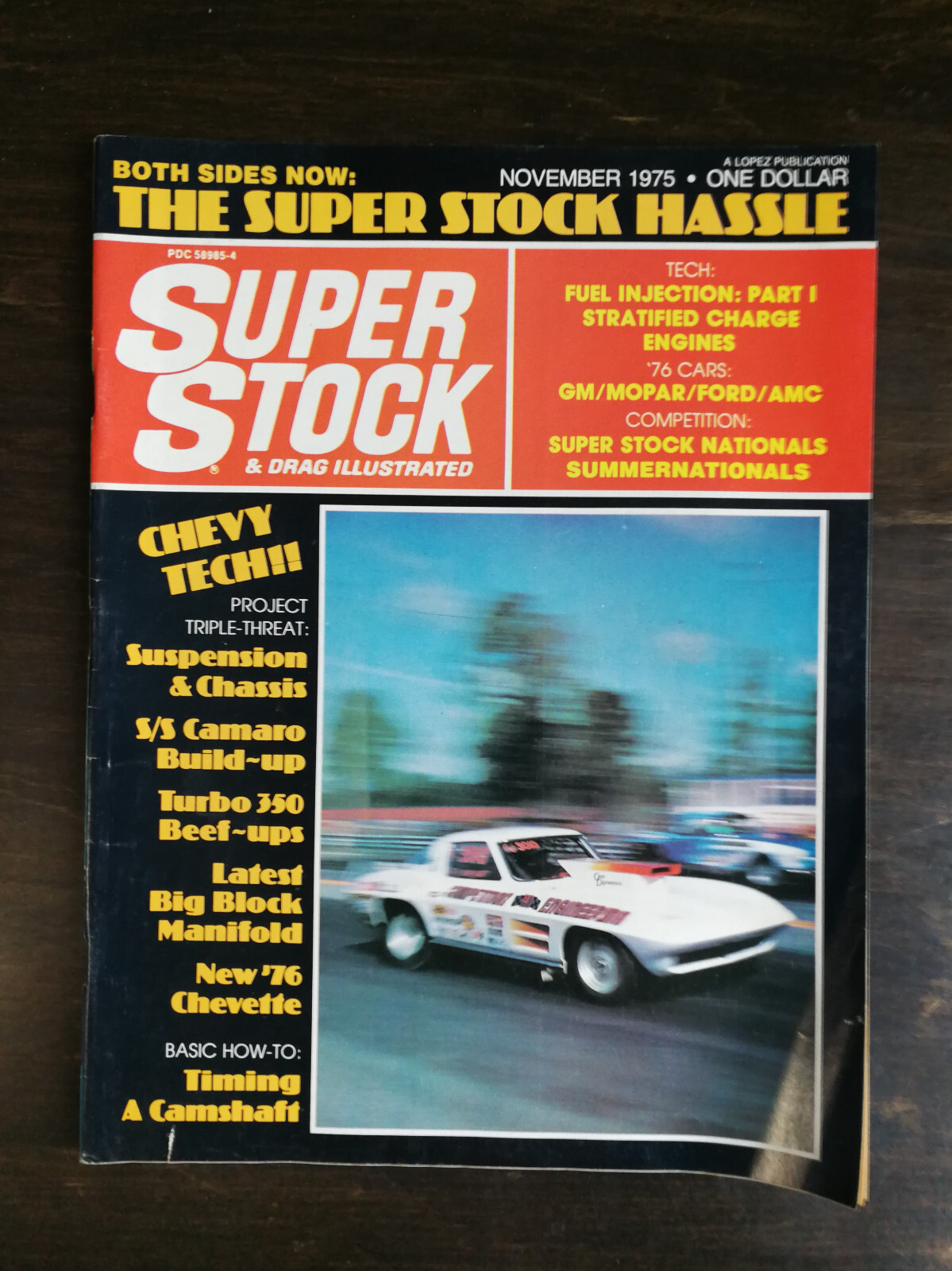 Super Stock Magazine November 1975 John Burkholder's Camaro ...