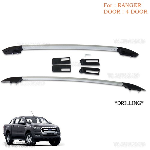 Aluminum Real Roof Rack Bar Fits Ford Ranger T6 Mk2 Xlt Ute Wildtrak ...