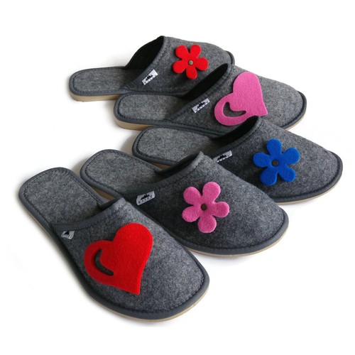 New Ladies Womens Girls Modern Easy slip on lightweight Slippers Size 4 ...