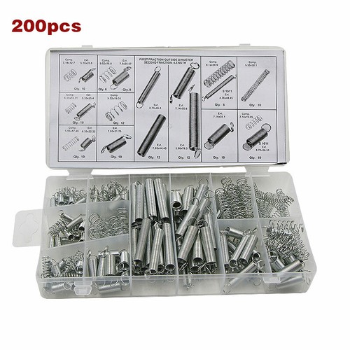 200pc Cotter Pin Assortment Set Grab Split Fixings Securing Lock Pins ...