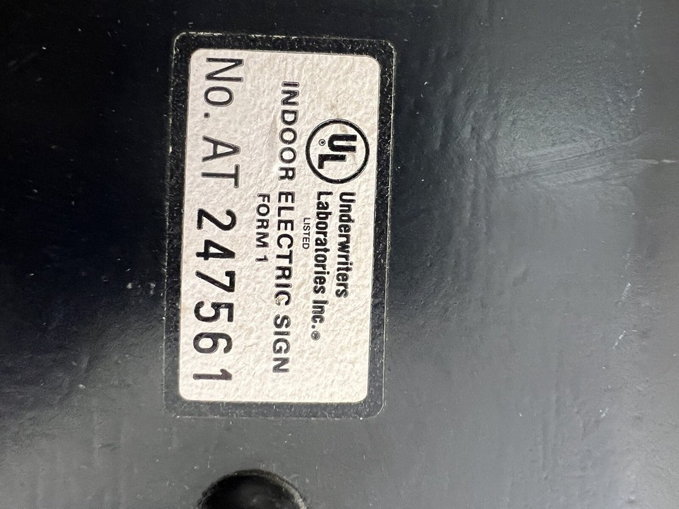 VINTAGE COORS LIGHT SILVER BULLET BEER BAR PLASTIC LIGHTED SIGN Neon ...