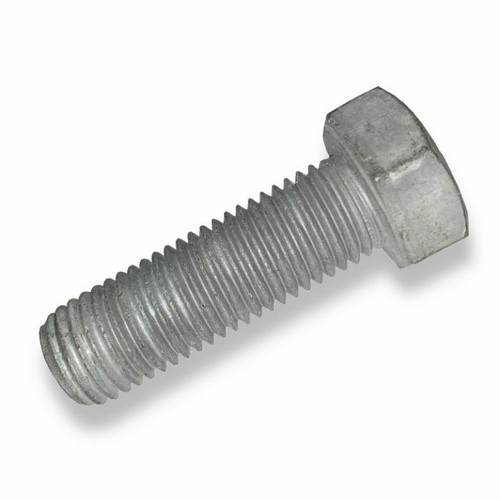 Qty 1 Hex Set Screw M20 (20mm) x 65mm Galvanised High Tensile Class 8.8 ...
