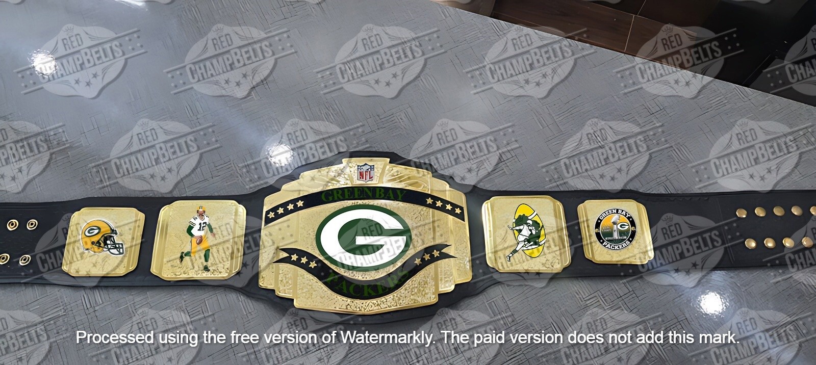 Green Bay Packers NFL Championship Belt Adult Size 2mm Brass | eBay