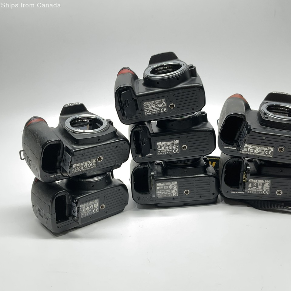 Lot of 7 Nikon DSLR Cameras (Parts/Repair) | eBay