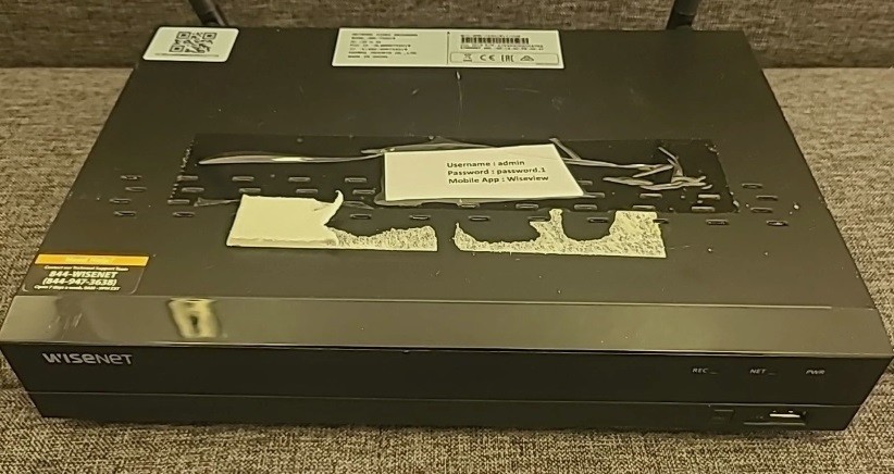 SAMSUNG WISENET SNR-73201W 4 CHANNEL NETWORK VIDEO RECORDER NVR 1TB | eBay