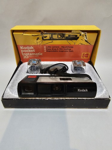Vintage 1970s KODAK Pocket Instamatic 20 Camera In Original Box ...