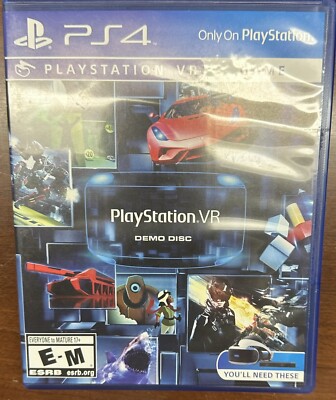PlayStation VR Demo Disc Sony PlayStation 4 PS4 Game | Great Condition ...