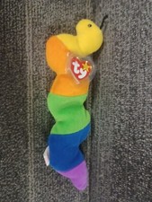Inch the Inchworm - Yarn Antennae - Beanie Babies - Beaniepedia