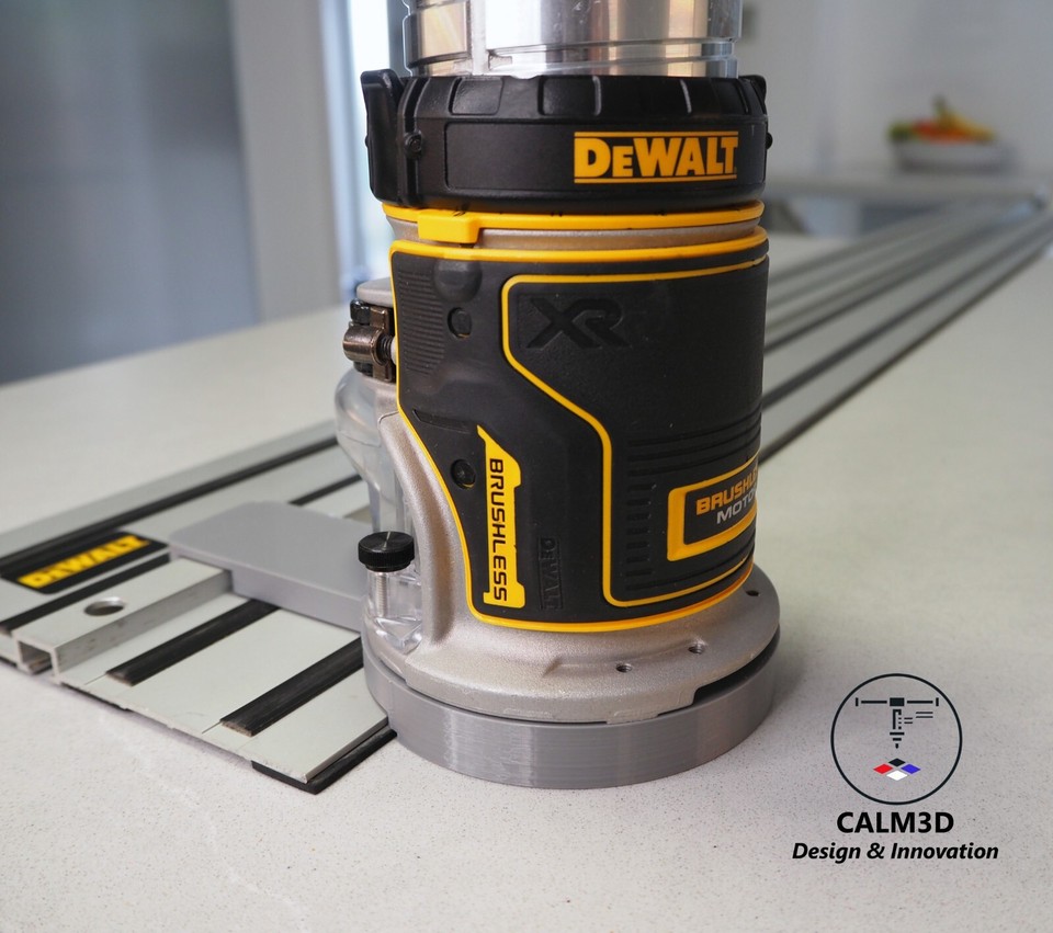 Dewalt DCW600 Compatible Trim Router Base for the Dewalt DWS5021 Rail ...
