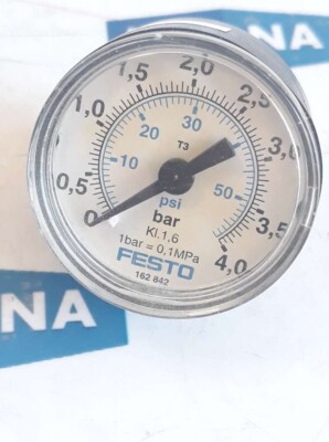 Festo 162842 0-4BAR 0-50psi Pressure Gauge MANOMETER | eBay.de