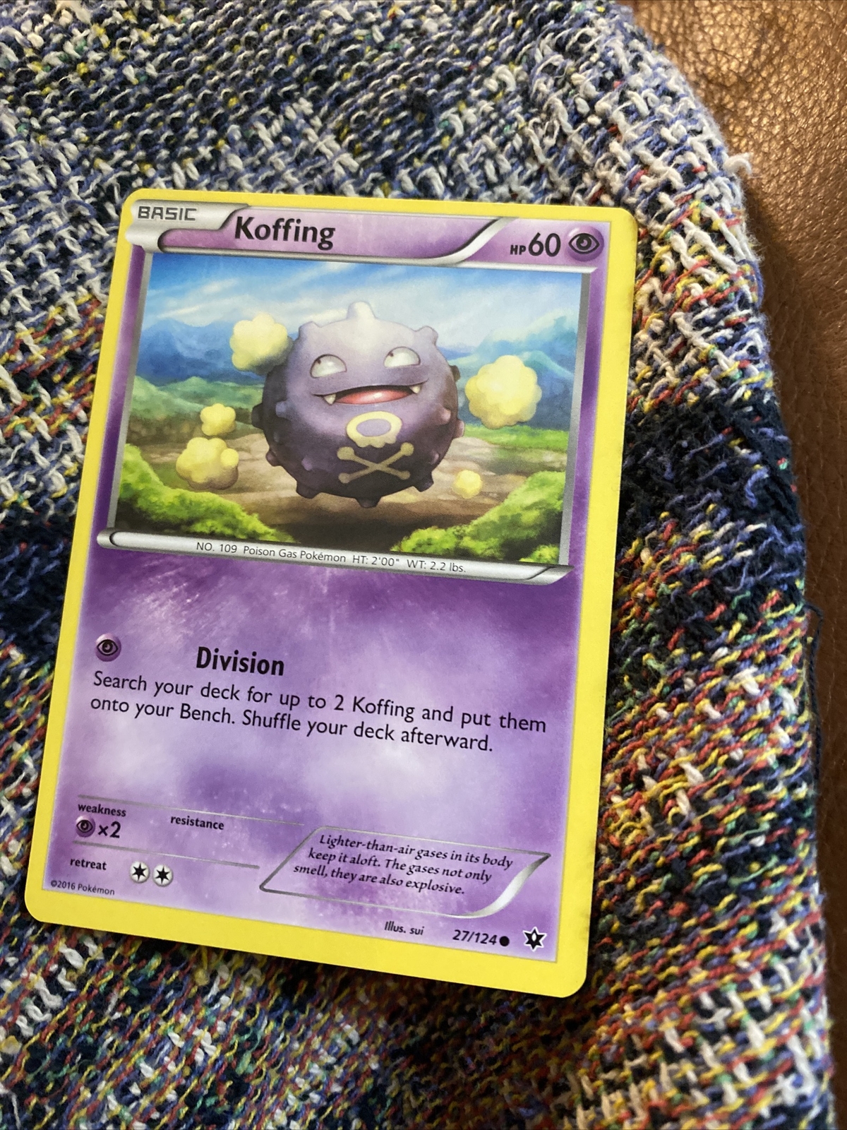 POKEMON Trading Card Basic Koffing HP60 Divison 27/124 | eBay