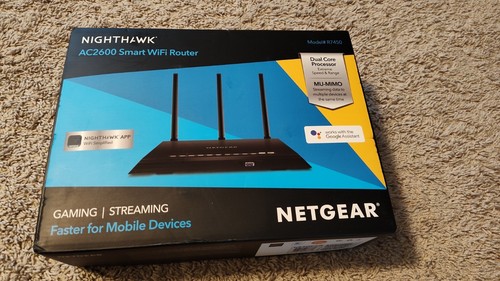 NETGEAR Nighthawk AC2600 Gaming Smart WiFi Router (R7450) - TESTED W ...