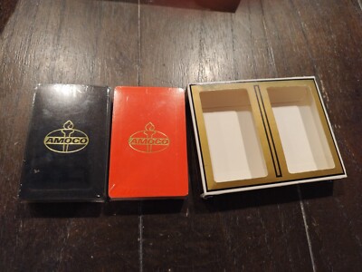 Vintage 2 Sealed Pack Vintage Amoco Playing Cards A5 | eBay