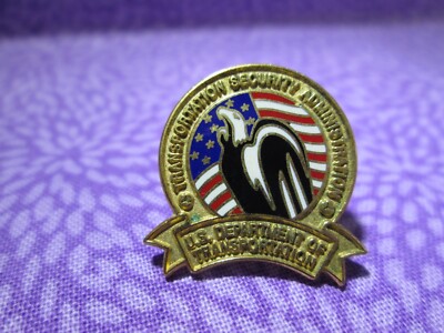 TSA US Department of Transportation Security Administration Lapel Pin ...