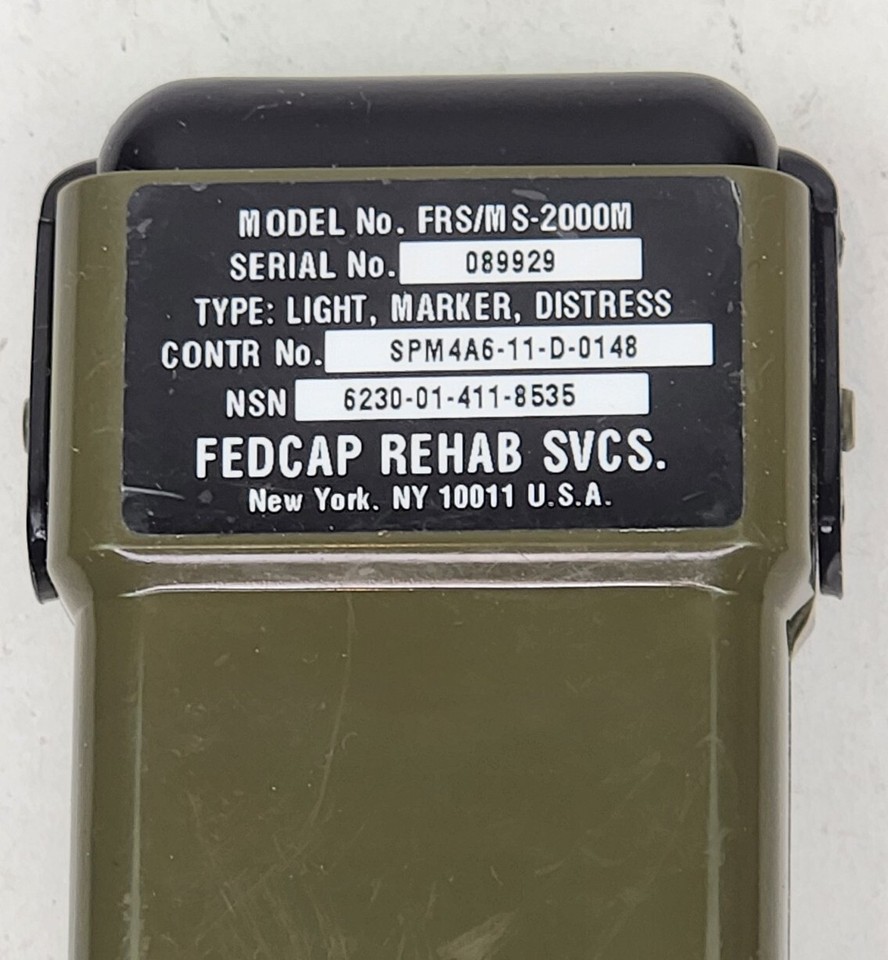 USGI IR Strobe MS2000 Light Distress Marker Strobe NVG Helmet Beacon ...