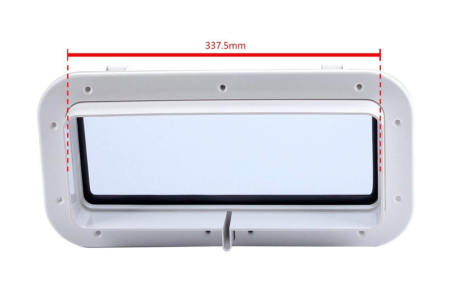 Rectangle Opening Porthole 15-3/4" x 7-7/8" Boat Replacement Window ...