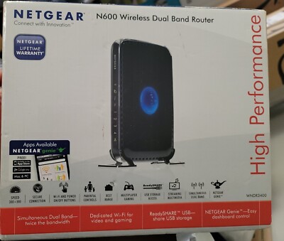 Excellent! NETGEAR N600 300 Mbps 4 Port 300 Mbps Wireless Router ...