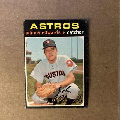 1971 Topps Baseball Johnny Edwards Houston Astros Card #44 | eBay