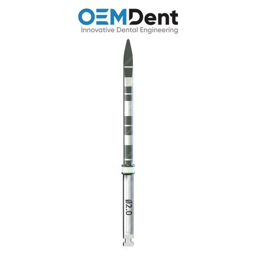 DLC Basal Pilot Drill Cortical Ø2.0mm Tool For Dental Fixtures 25mm ...