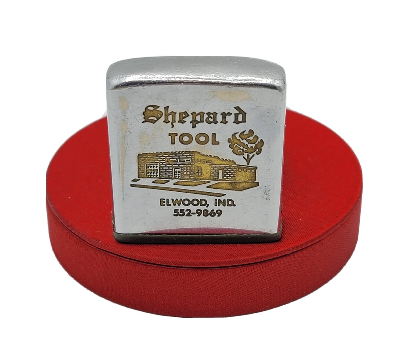 Vintage ZIPPO Shepard Tool Retractable Tape Measure Elwood Indiana ...