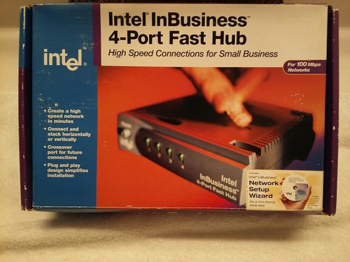 Intel InBusiness 4-port Fast Hub | eBay