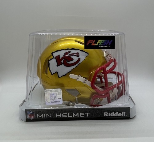 Kansas City Chiefs NFL Riddell Flash Alternate Mini Helmet! Date Code ...