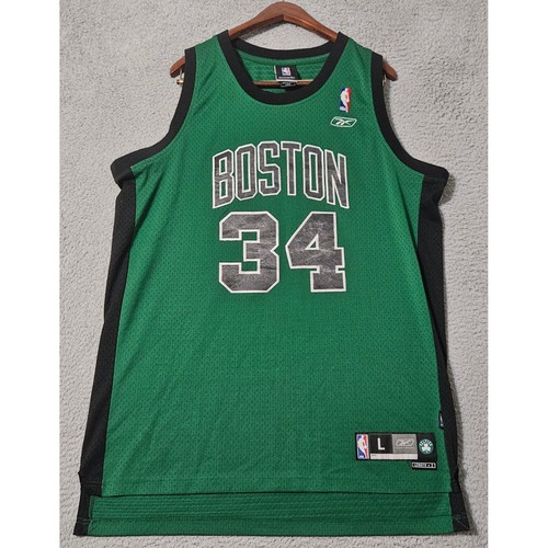 Boston Celtics Jersey #34 Mens Large Paul Pierce Reebok Basketball NBA ...