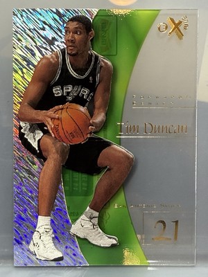 1997-98 Skybox E-X2001 Tim Duncan Rookie RC #75 Spurs | eBay