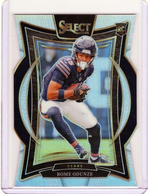 2024 Panini Select #3 Rome Odunze Silver Prizm Die Cut Rookie NFL Bears | eBay