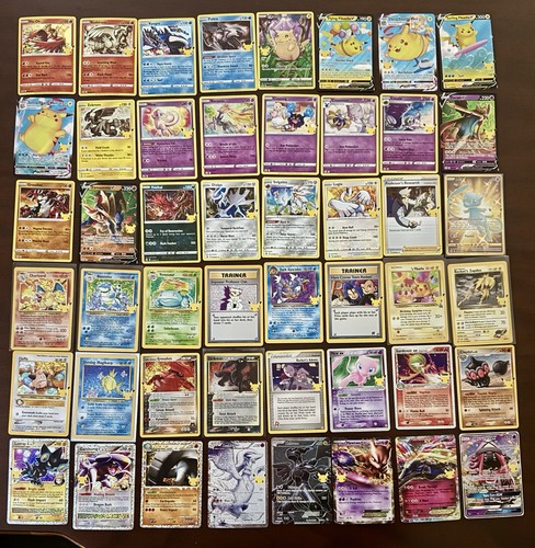Pokemon Celebrations Complete Master Set 25th Anniversary 50/50 Binder ...