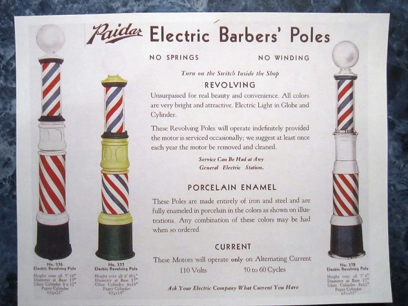 Barber Pole Drawings