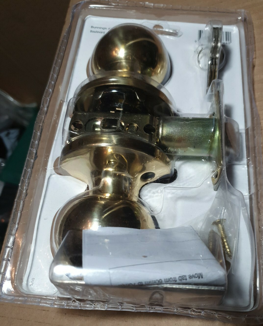 7x IKONIC Ruby Entrance Knob Handle Set Door Lock - Polished Brass ...