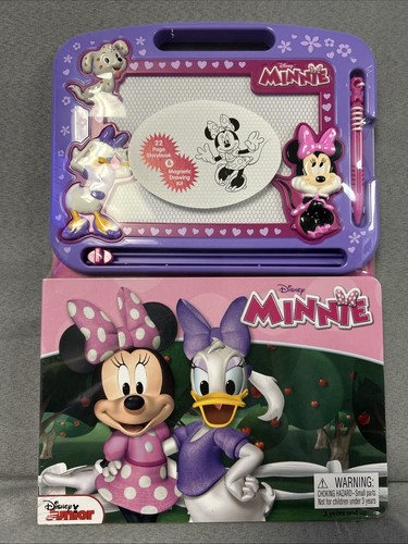 Disney Minnie Mouse Learning Series 22 Page Storybook Magnet Drawing ...
