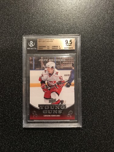JEFF SKINNER 2010-11 UD YOUNG GUNS ROOKIE RC CARD#211 BECKETT 9.5 GEM ...