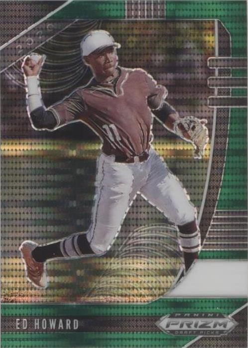2020 Panini Prizm Draft Picks - Ed Howard #PDP16 Green Pulsar Prizm (RC) for sale online | eBay