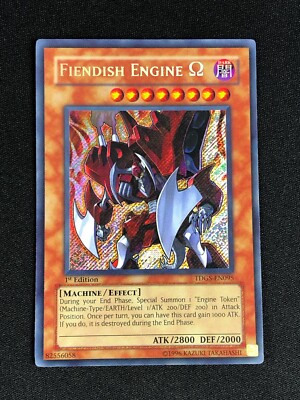YUGIOH FIENDISH ENGINE TDGS-EN095 1ST SECRET | eBay