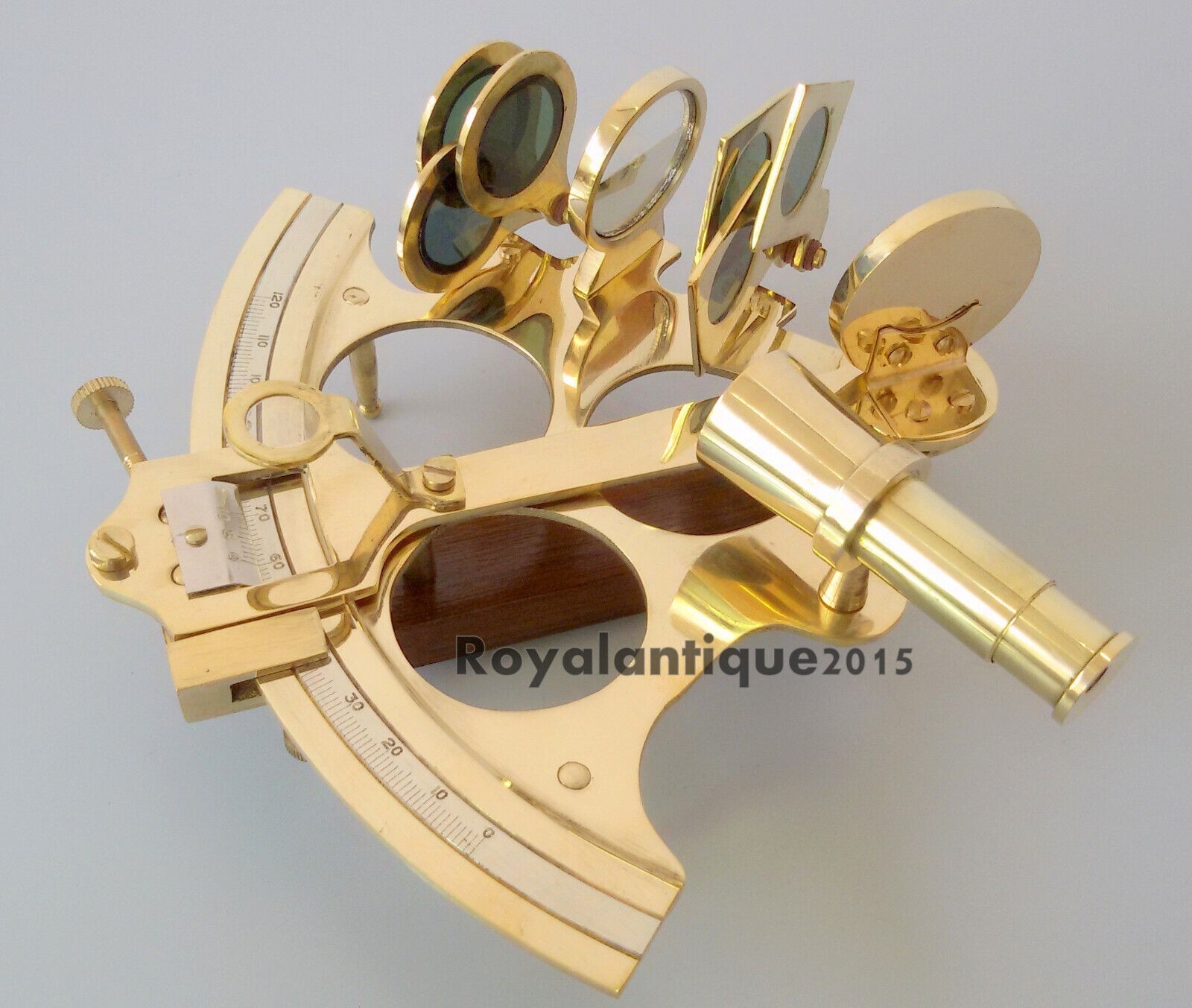 Nautical solid brass sextant 6" maritime Replica marin navigationl ...