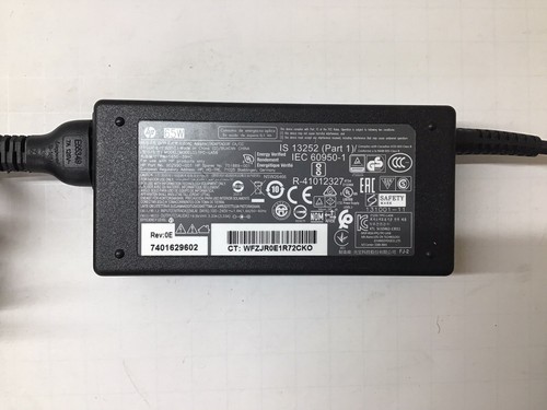 Genuine HP OEM Laptop Charger IS 13252 IEC 60950-1 R-41012327 (Read ...
