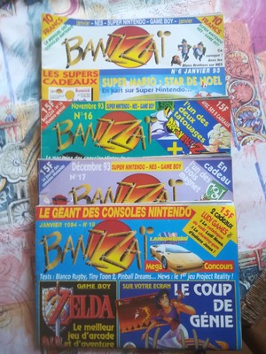 Lot x 3 Banzai - Magazine N°16, 17, 18- Très bon état | eBay