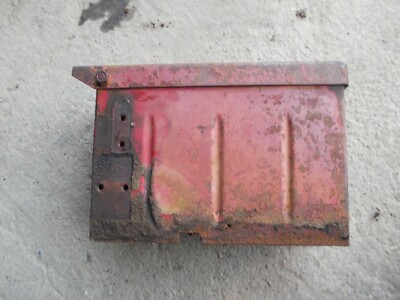 Farmall 300 350 400 450 rowcrop tractor IH battery box under the seat ...