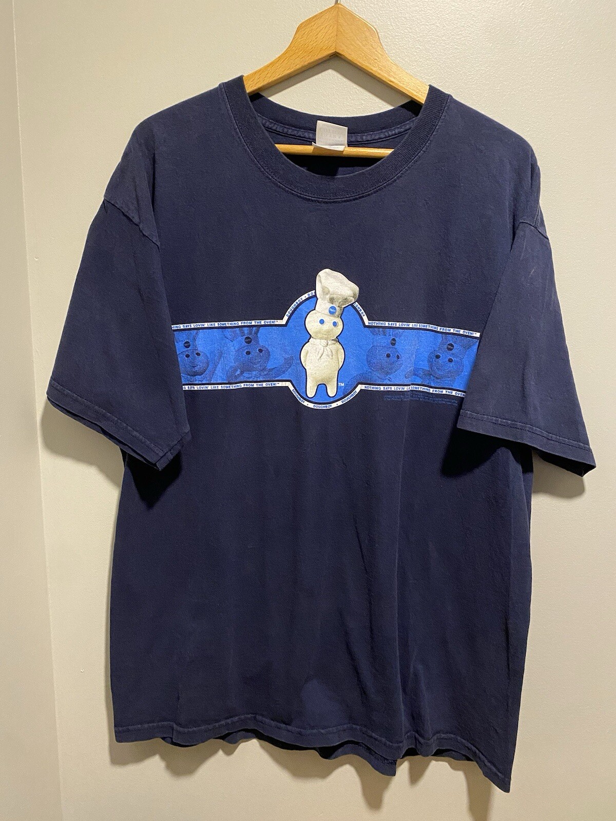 Vintage 2002 Y2K Pillsbury Doughboy Graphic Short Sle… - Gem