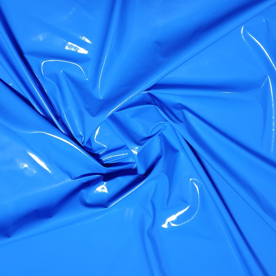 SHINY HIGH GLOSS PVC STRETCH RUBBER VINYL PLEATHER GOTH FETISH CLOTH ...
