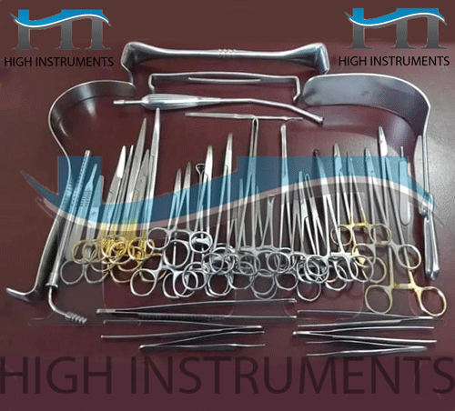 Basic Laparotomy Set 42pcs Surgical Instruments Plastic Surgery ...