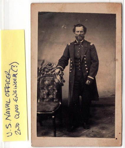 Union Naval Officer, Civil War, standing pose CDV /no backmark ...