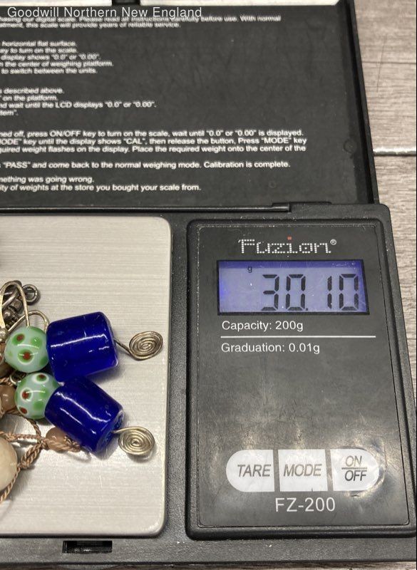 Unmarked Tests Sterling Silver Findings Jewelry Lot w. Necklace ...