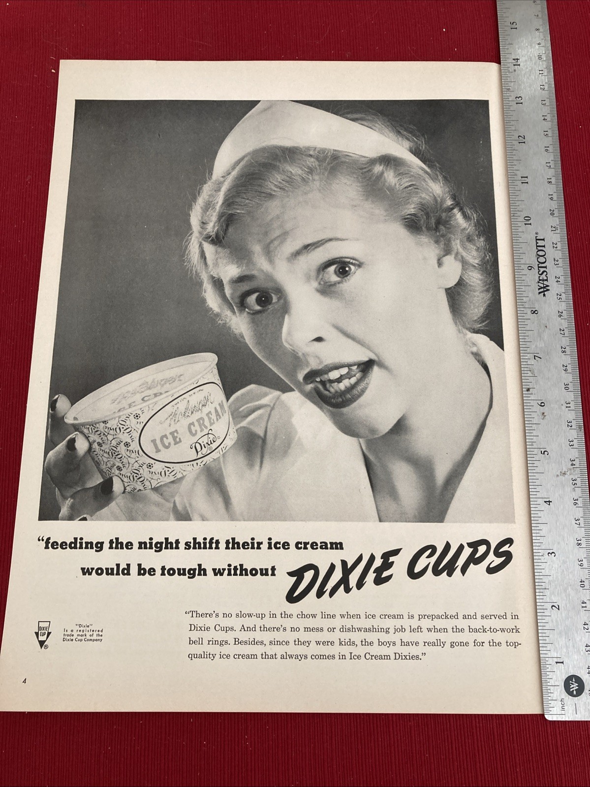 Dixie Cups Ice Cream 1959 Print Ad | eBay